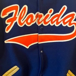 Delong | Jackets & Coats | Vintage Florida Gators Woolen Bomber Jacket ...